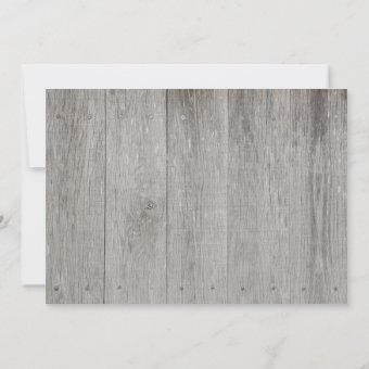 Rustic Wood Invitation | Zazzle