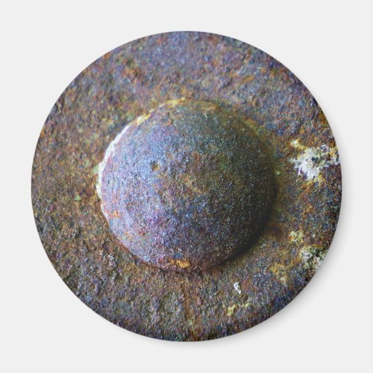 Rusty Steel Industrial Rivet Magnet | Zazzle.co.uk