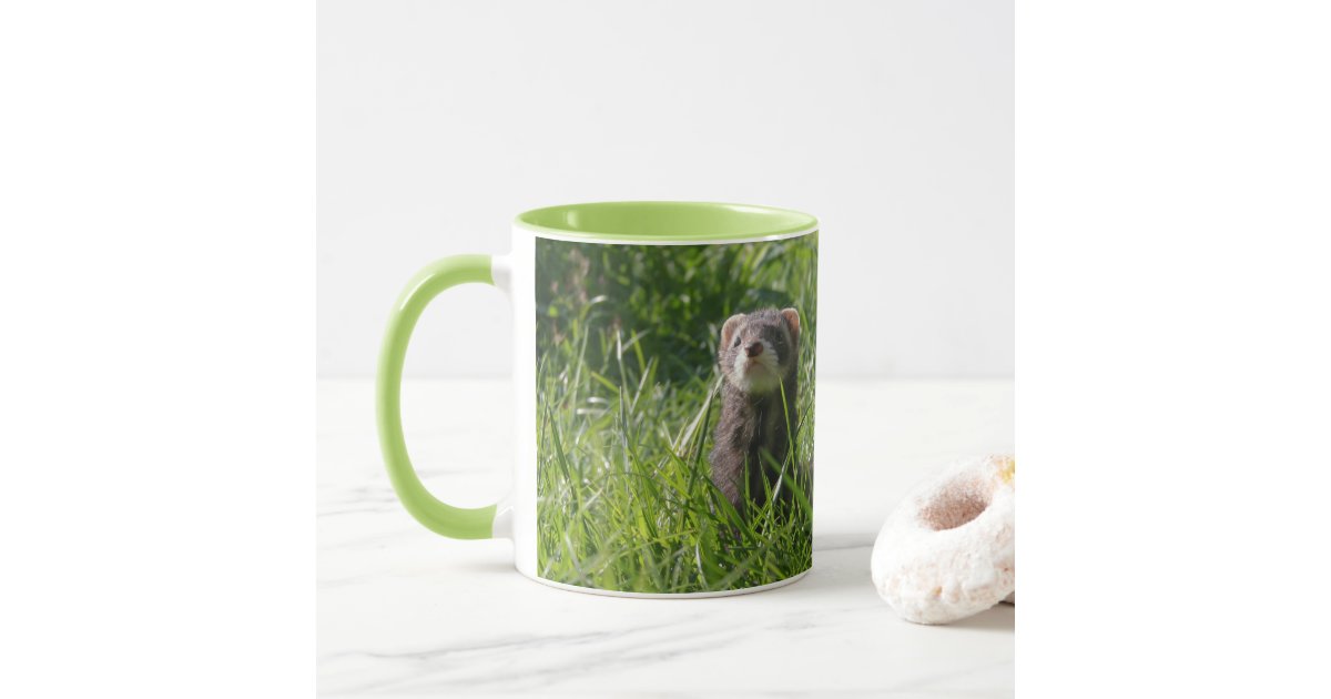 Sable Weasel Picture Cute Ferret Mug | Zazzle