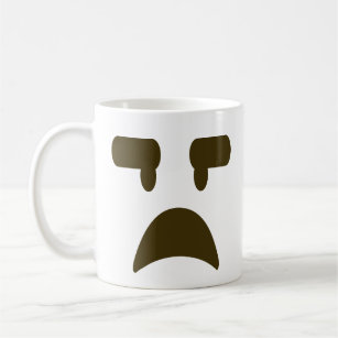 Sad Face Coffee & Travel Mugs | Zazzle UK