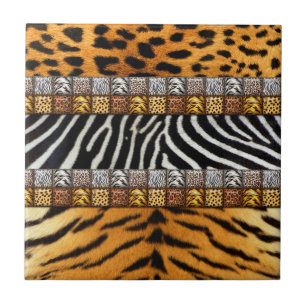 Animal Print Decorative Ceramic Tiles | Zazzle.co.uk