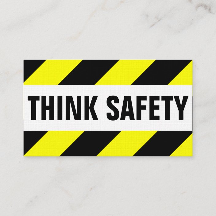 Safety Business Card | Zazzle.co.uk