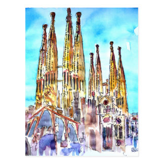 Custom Barcelona Postcards | Zazzle.co.uk