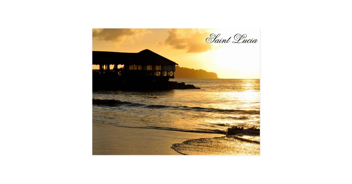 Saint Lucia Postcard | Zazzle.co.uk