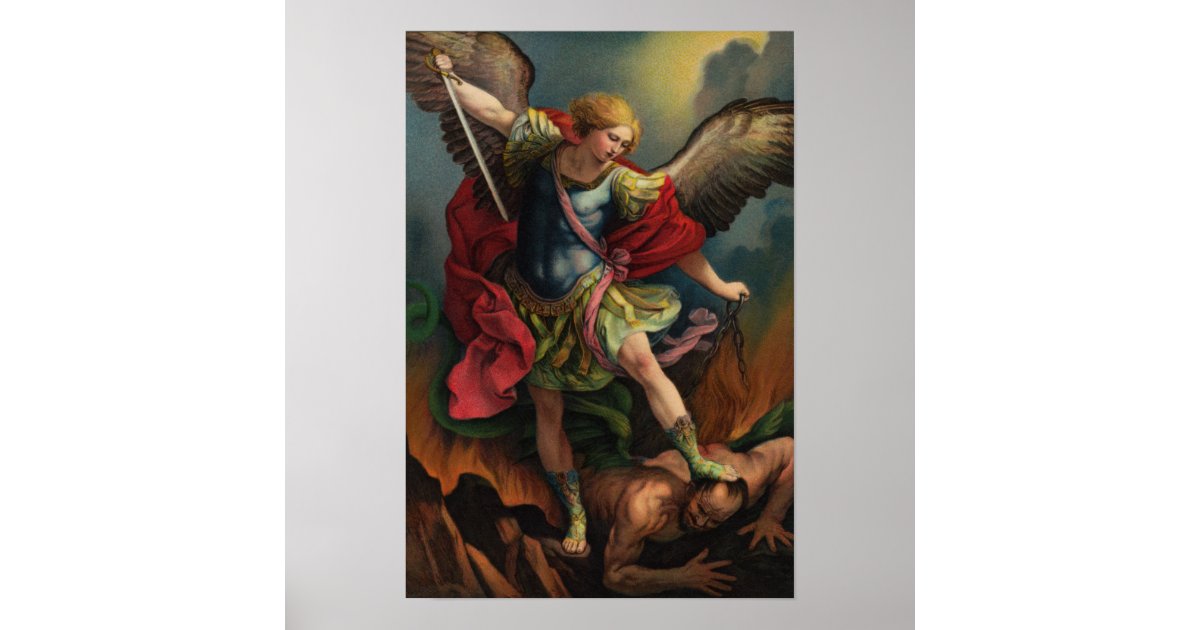 Saint Michael the Archangel Poster | Zazzle