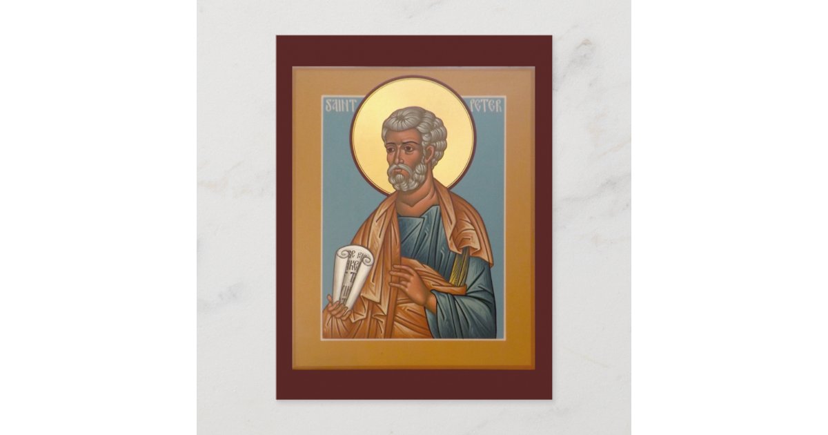 Saint Peter Prayer Card | Zazzle
