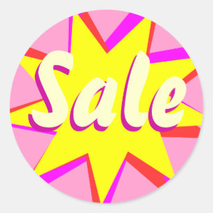 Retail Sale Stickers & Labels | Zazzle UK