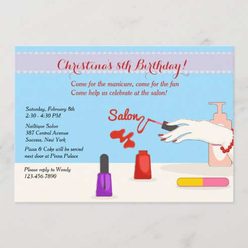 Salon Invitations | Zazzle UK