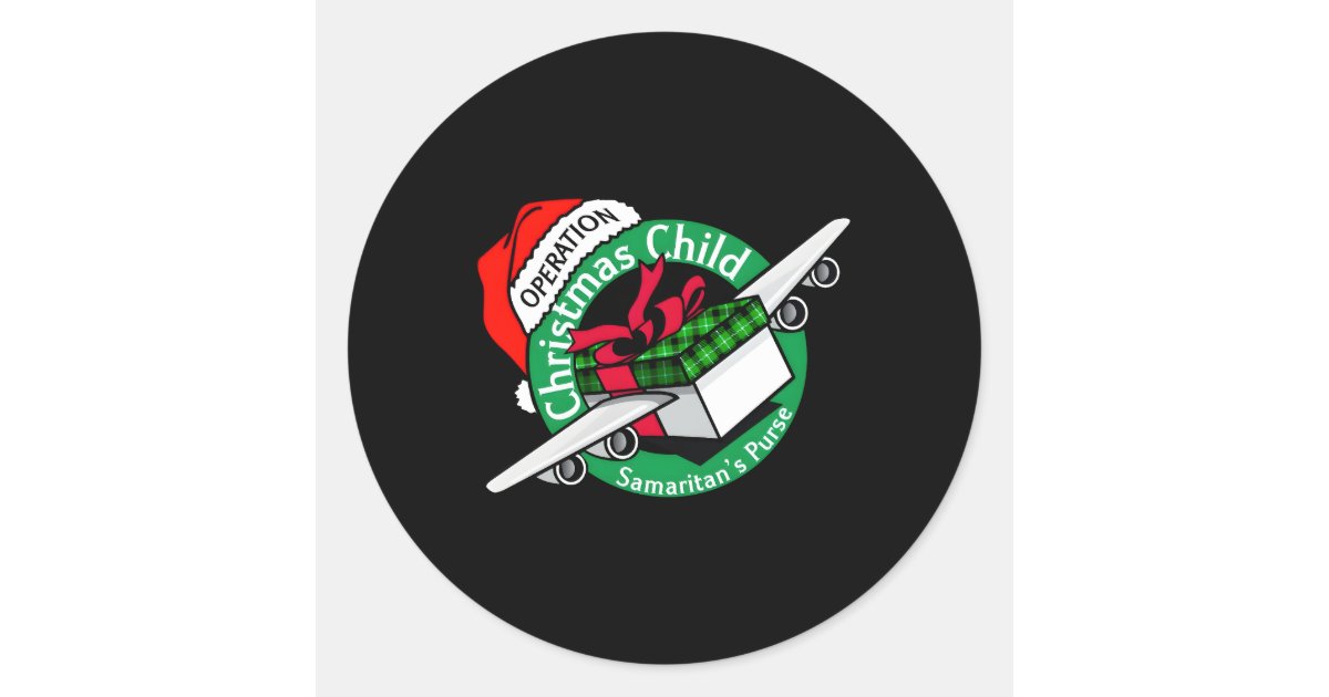 Samaritan'S Purse Operation Child Classic Round Sticker | Zazzle