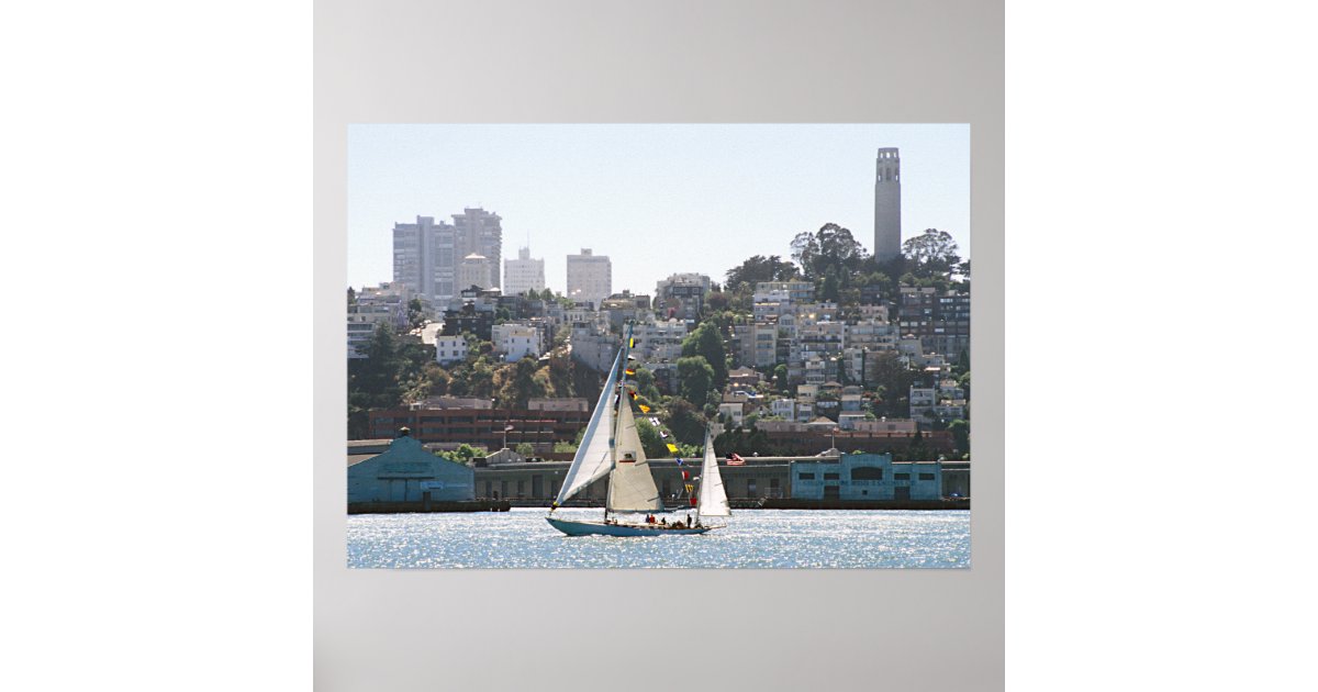 San Francisco Skyline Poster | Zazzle