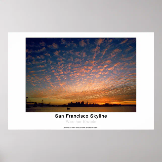 San Francisco Skyline Poster | Zazzle