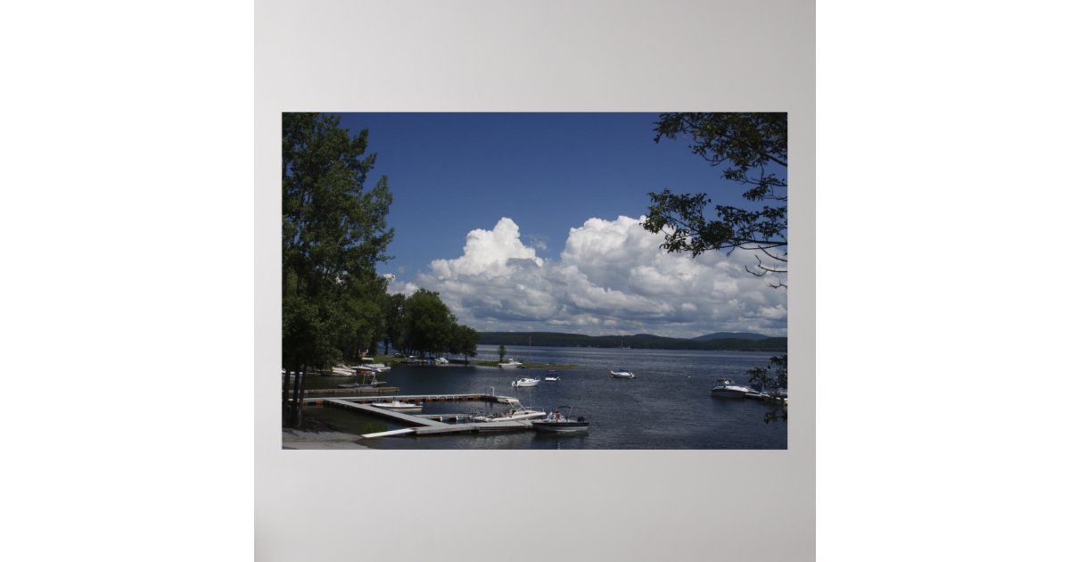 Sand Bar Marina, Lake Champlain Poster | Zazzle