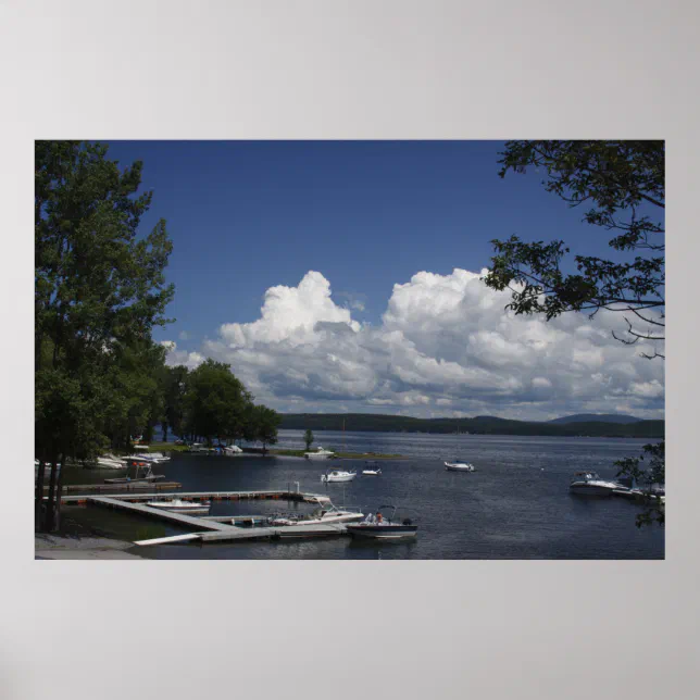 Sand Bar Marina, Lake Champlain Poster | Zazzle