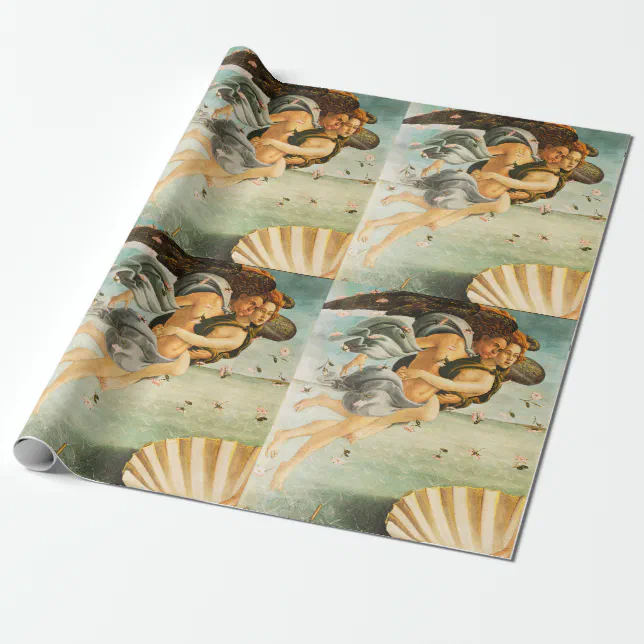 Sandro Botticelli Birth of Venus Zephyrus, Chloris Wrapping Paper | Zazzle