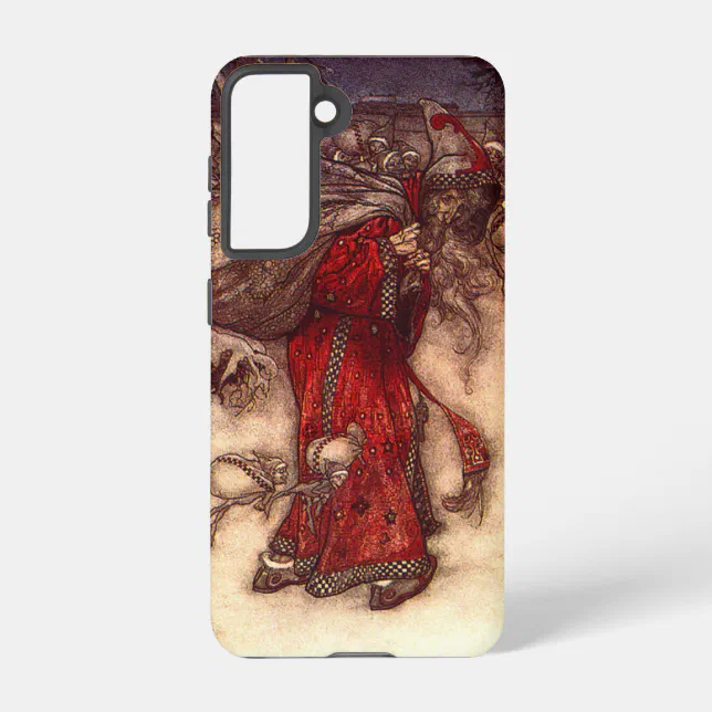 Santa Claus Arthur Rackham Samsung Galaxy S21 Case | Zazzle