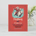 Santa Claus on Rodeo Bull riding Invitation | Zazzle