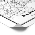 Santa Cruz Map Poster | Zazzle