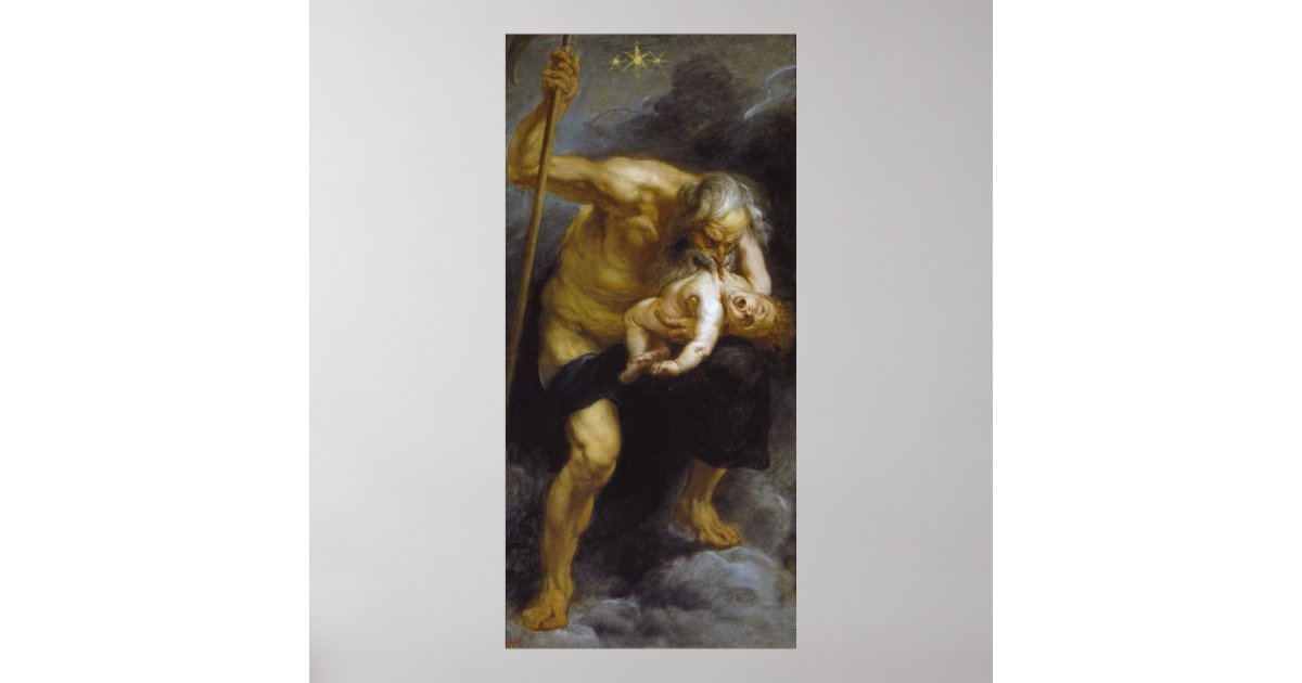 Saturn Devours One of His Sons by Peter P Ruebens Poster | Zazzle