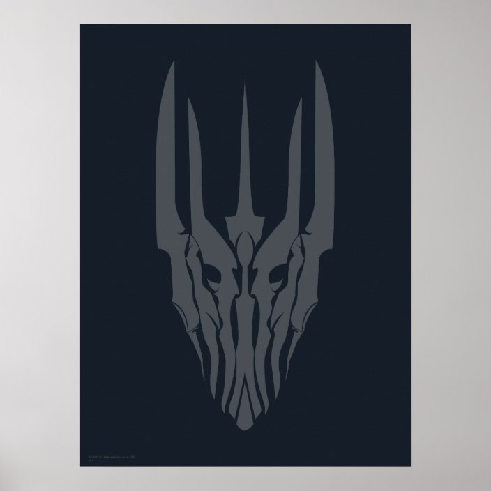 Sauron Head Icon Poster | Zazzle