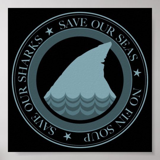 save our sharks poster | Zazzle.co.uk