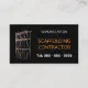 Scaffolding on black Business Card | Zazzle