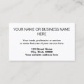 Scaffolding on black Business Card | Zazzle