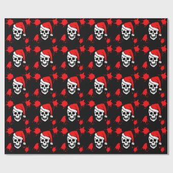 Scary Christmas Wrapping Paper | Zazzle