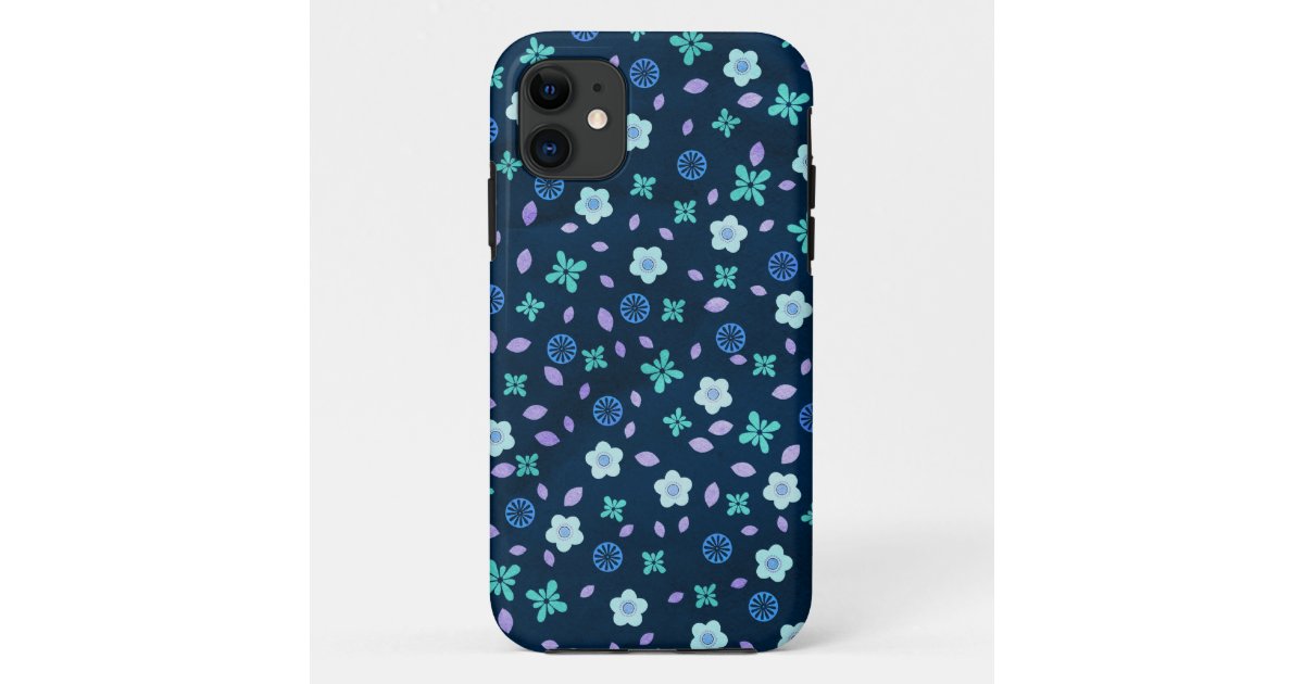 Scattered Flowers Case-Mate iPhone Case | Zazzle