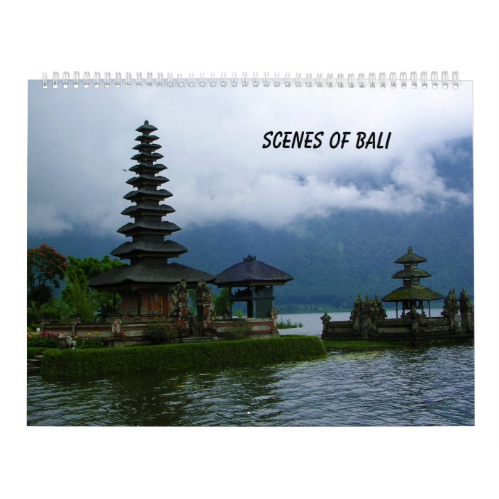 Scenes of Bali Calendar | Zazzle.co.uk