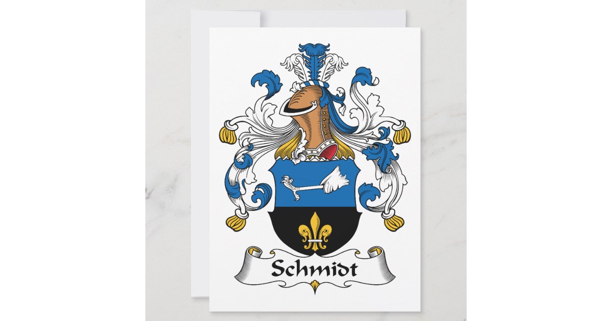 Schmidt Family Crest | Zazzle