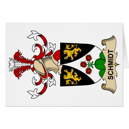 Schmidt Family Crest | Zazzle.co.uk
