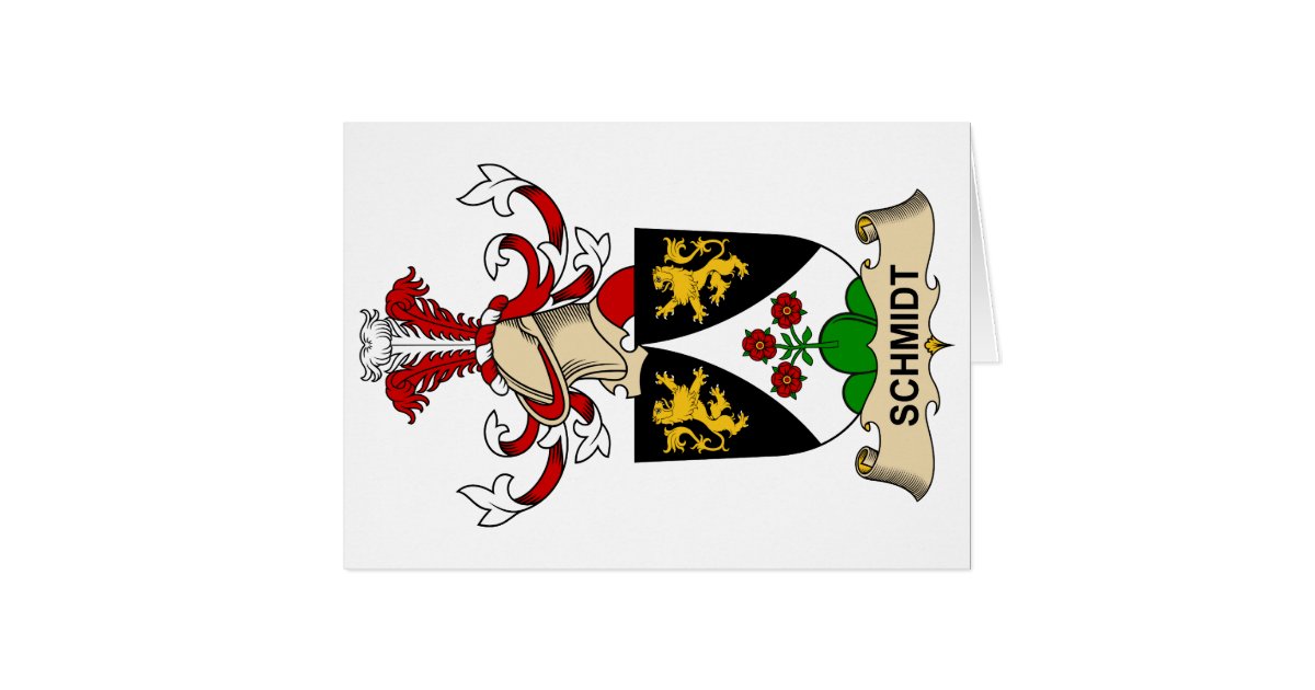 Schmidt Family Crest | Zazzle