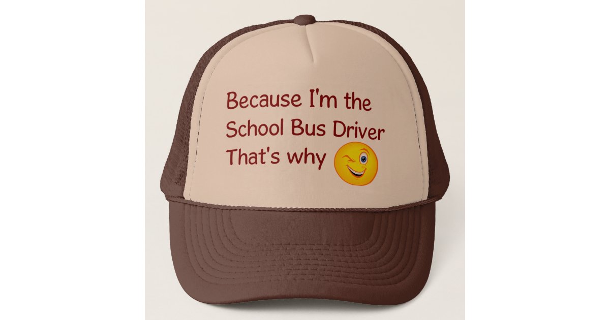 School Bus Driver Hat | Zazzle