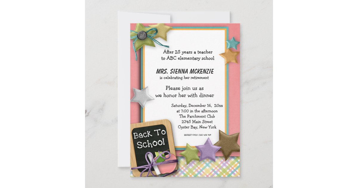 School Event Invitation | Zazzle