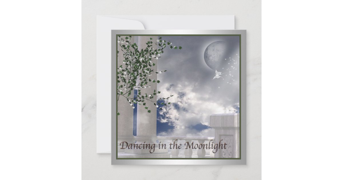 School Prom Invitations Moonlight Dance Prom | Zazzle