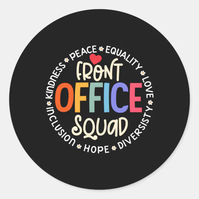 School Secretary Admin Appreciation Front Office S Classic Round ...