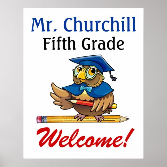 School Teacher Welcome Poster | Zazzle.co.uk