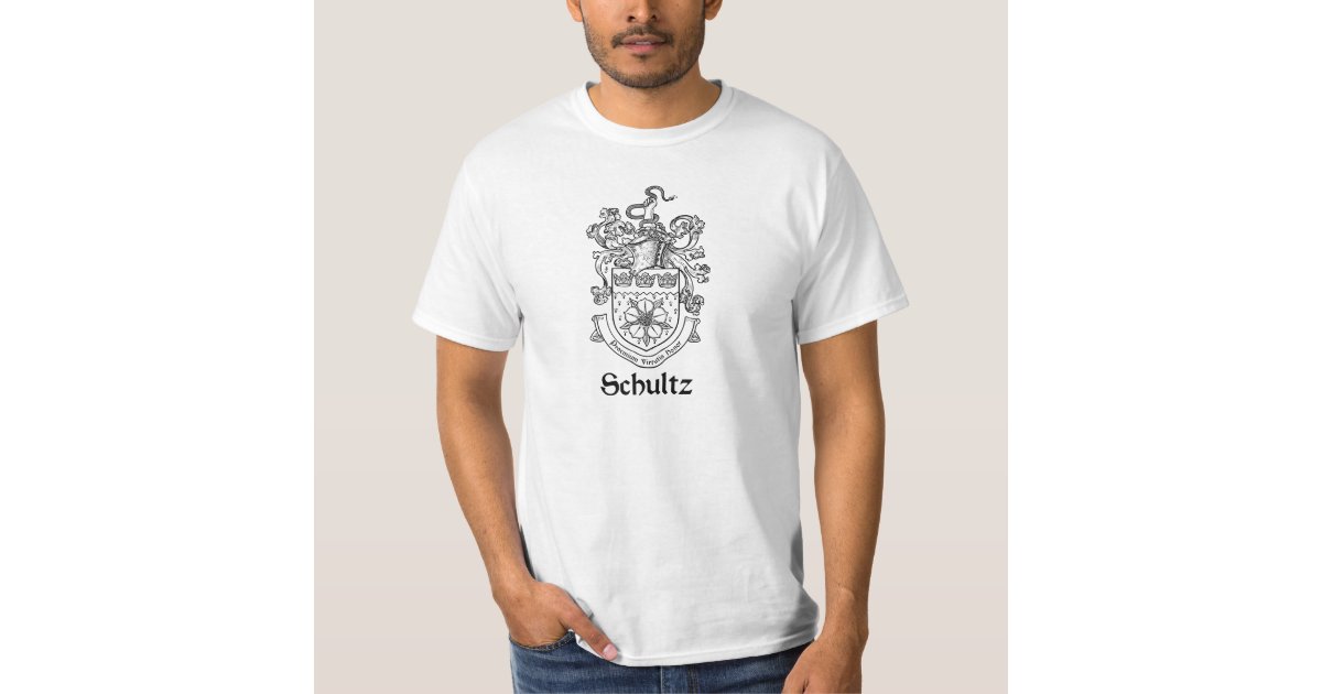 Schultz Family Crest/Coat of Arms T-Shirt | Zazzle