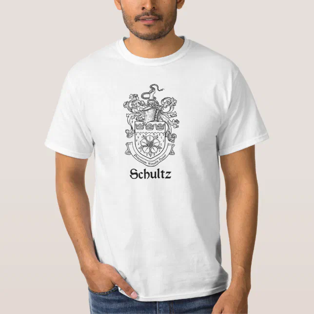 Schultz Family Crest/Coat of Arms T-Shirt | Zazzle