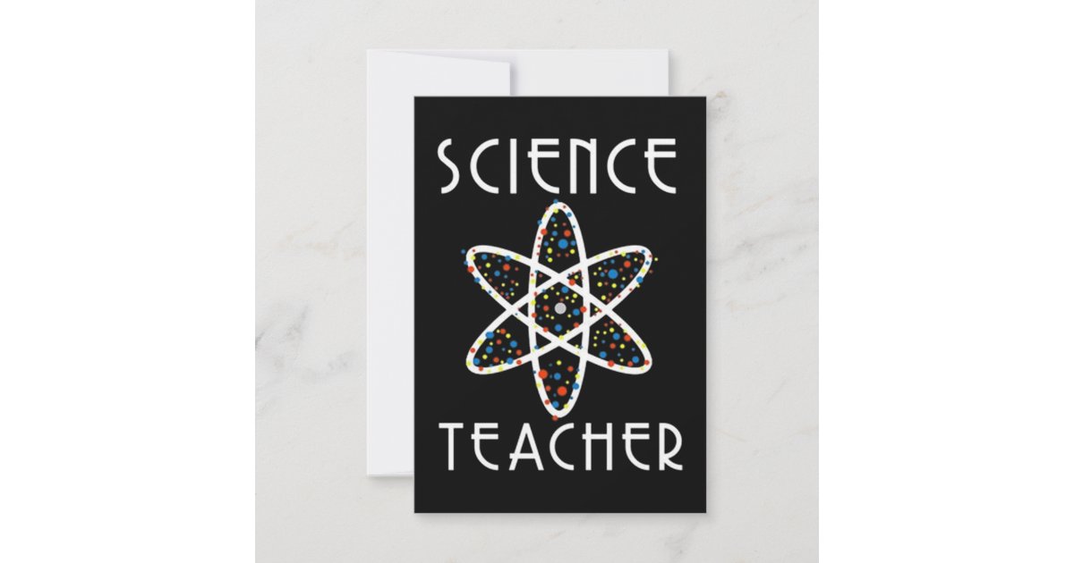 science teacher card | Zazzle