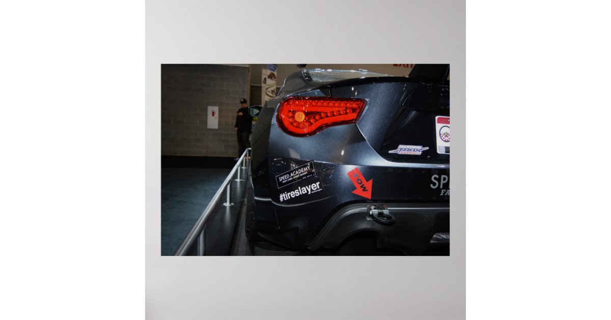Scion FRS Drift Car Poster | Zazzle