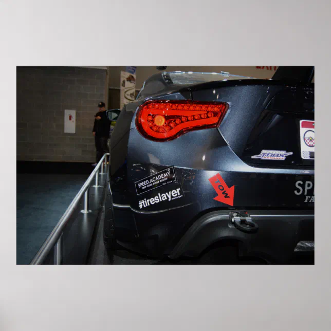 Scion FRS Drift Car Poster | Zazzle