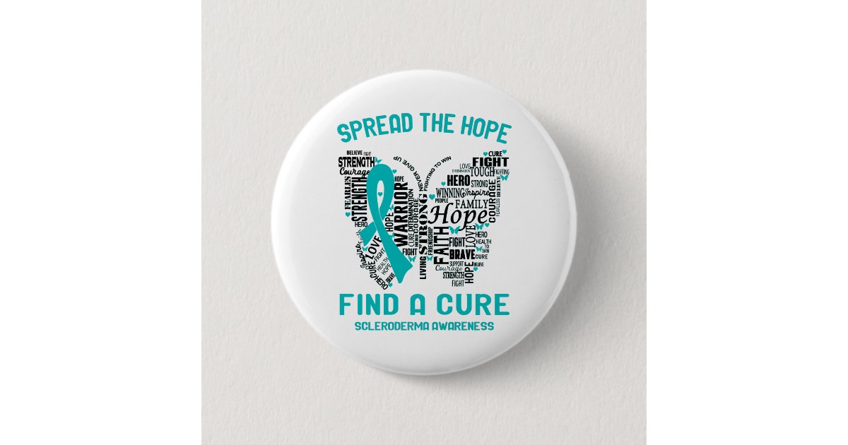 Scleroderma Awareness Month Ribbon Gifts 6 Cm Round Badge | Zazzle