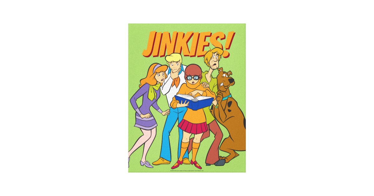 Scooby-Doo and the Gang Investigate Book Canvas Print | Zazzle