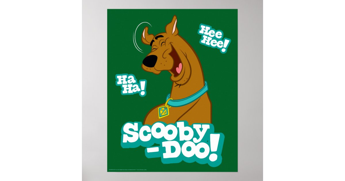 Scooby-Doo Laughing Poster | Zazzle