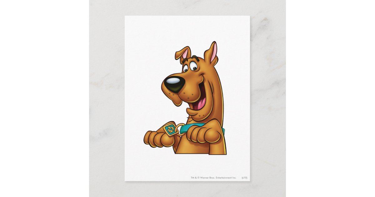 Scooby-Doo Paws Up Postcard | Zazzle.co.uk