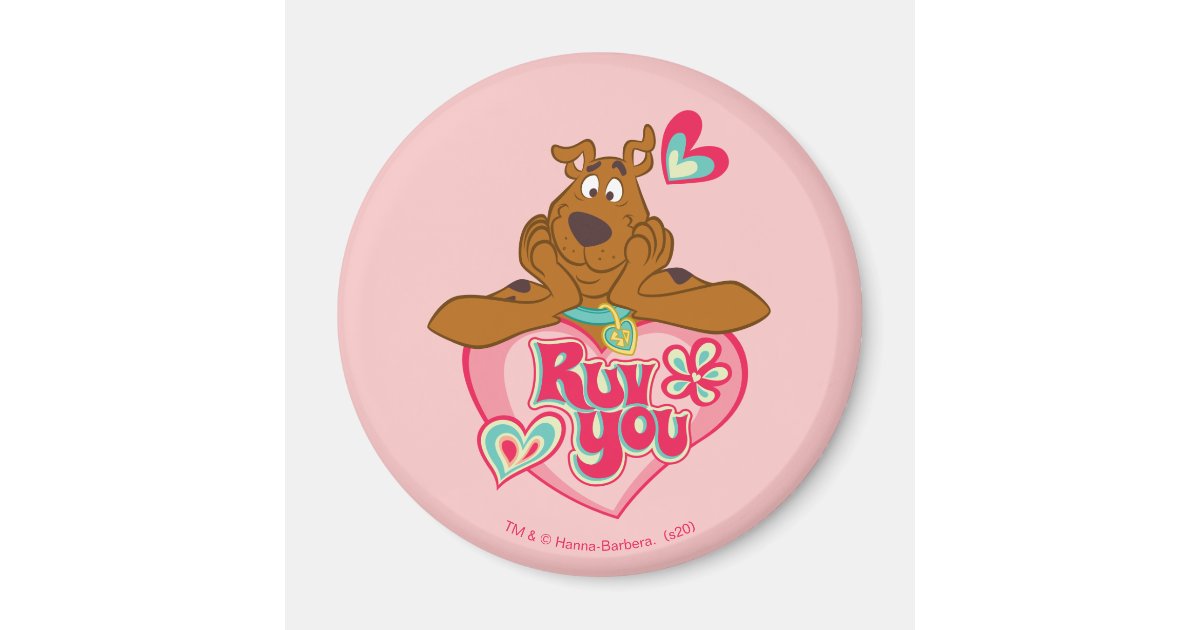 Scooby-Doo - Ruv You Magnet | Zazzle