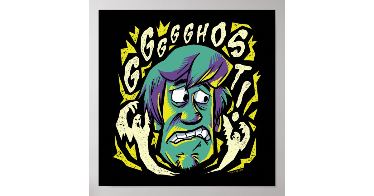 Scooby-Doo | Scared Shaggy Poster | Zazzle