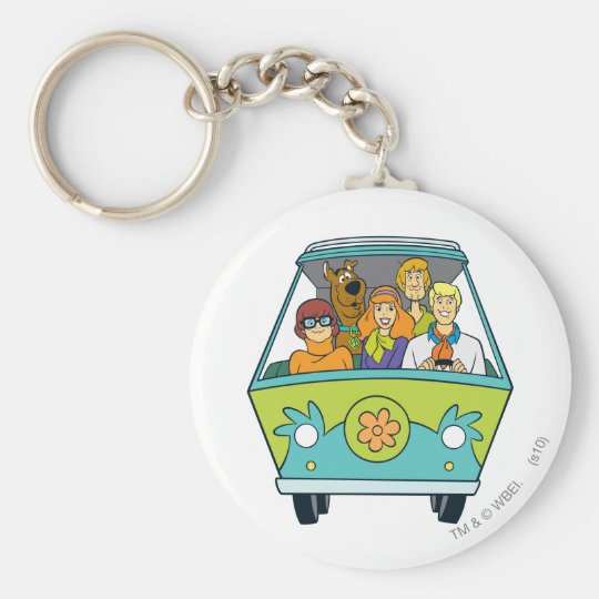 Scooby-Doo & The Gang Mystery Machine Key Ring | Zazzle.co.uk