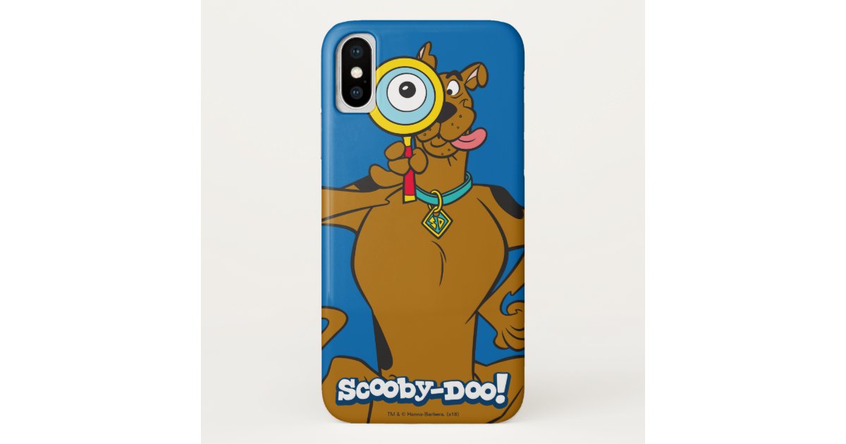 Scooby-Doo With Magnifying Glass Case-Mate iPhone Case | Zazzle
